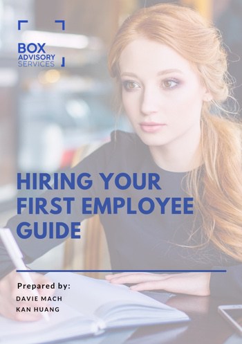 The Hiring Your First Employee Guide - BOX Advisory Services